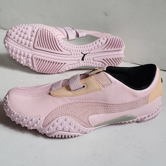 Puma | Shoes | Vtg Puma Nu Mostro Leather Trainers 89 Pink Mesh Y2k ...
